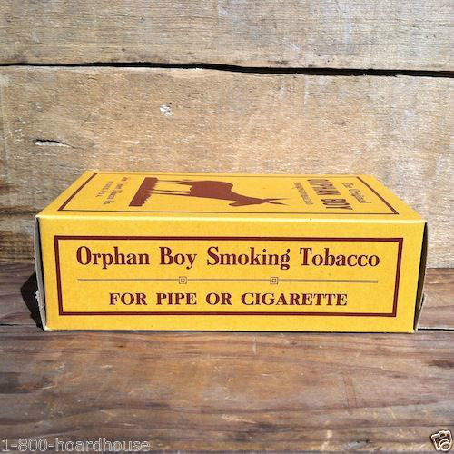 ORPHAN BOY SMOKING TOBACCO Box 1930s – BestLittleHoardHouse