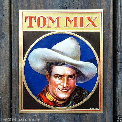 TOM MIX CIGAR Box Label Set 1920s – BestLittleHoardHouse