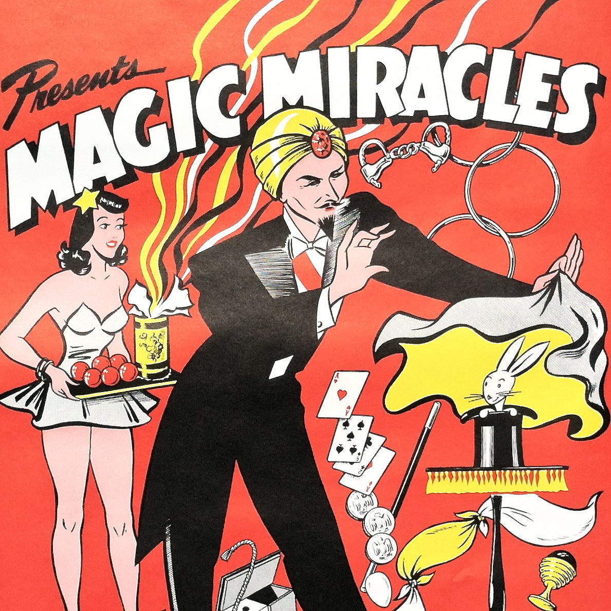 MAGIC MIRACLES Magician Poster 1950s – BestLittleHoardHouse
